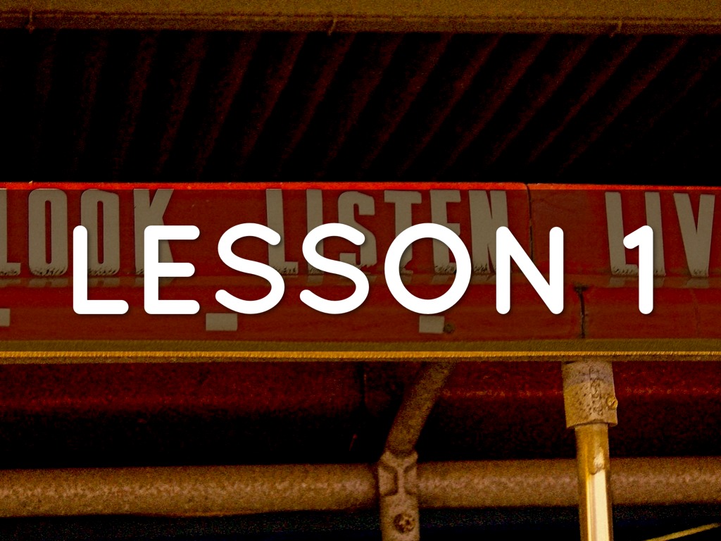 Lesson 1 by Borja Ventura