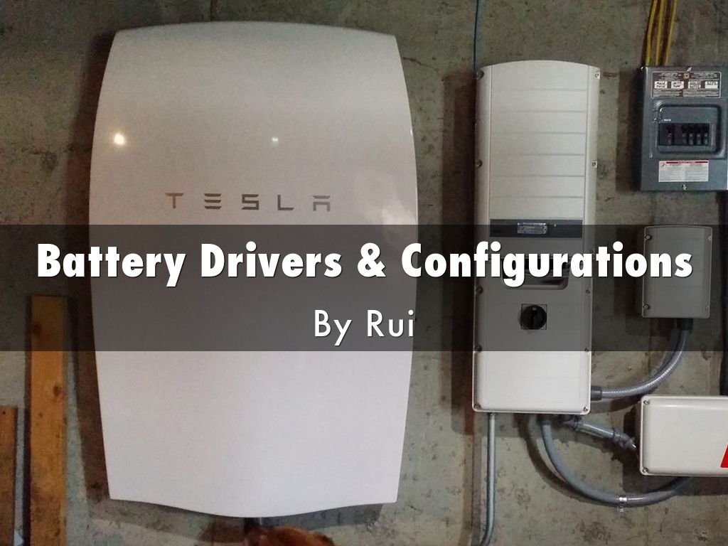 Battery Drivers & Configurations by tomtrac