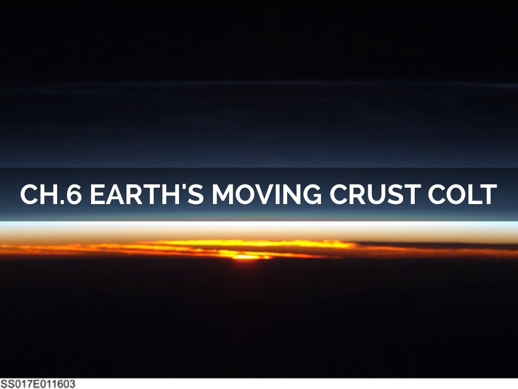 Ch.7 Earth's Moving Crust Colt by Annie Cagle