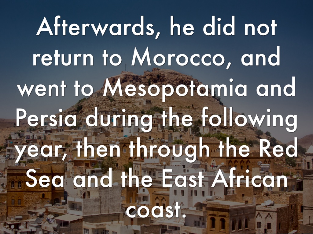 Ibn Battuta And Marco Polo by Erin C.