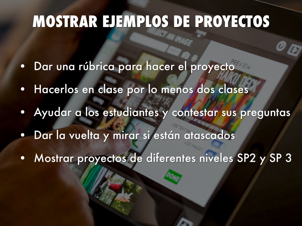 Los Proyectos en la clase de Español by Wendy Cahill