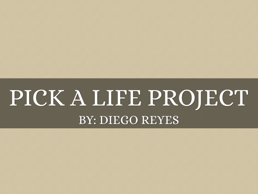 Pick A Life Project by dr6330