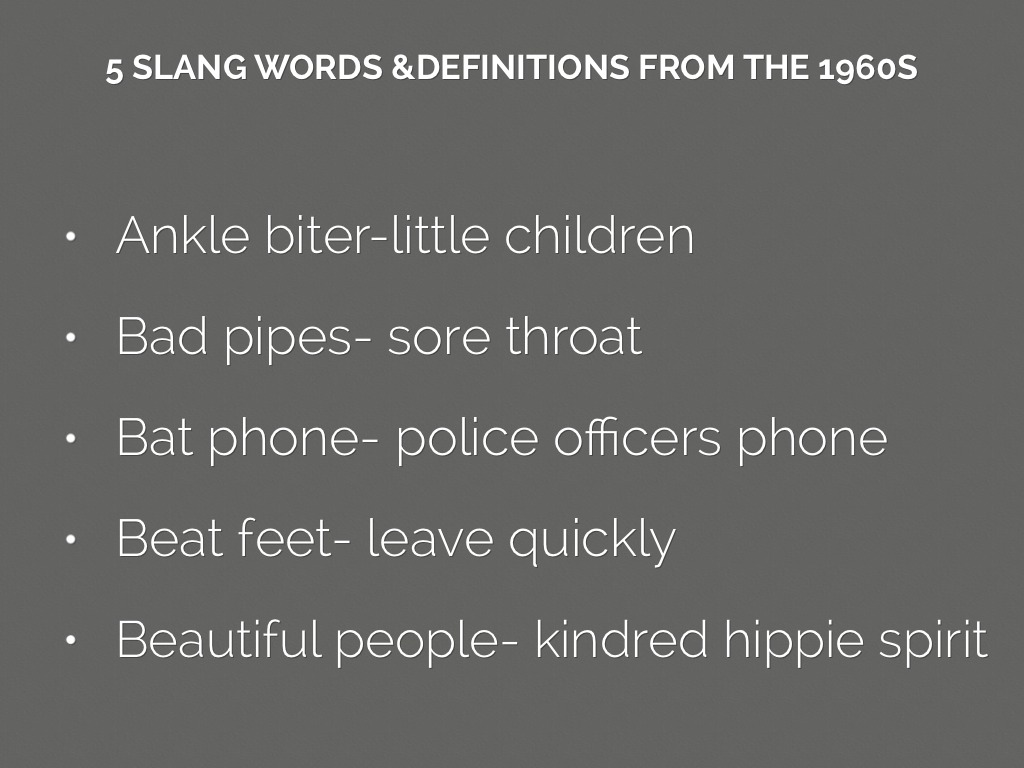 1960s Webquest By Briana Balder