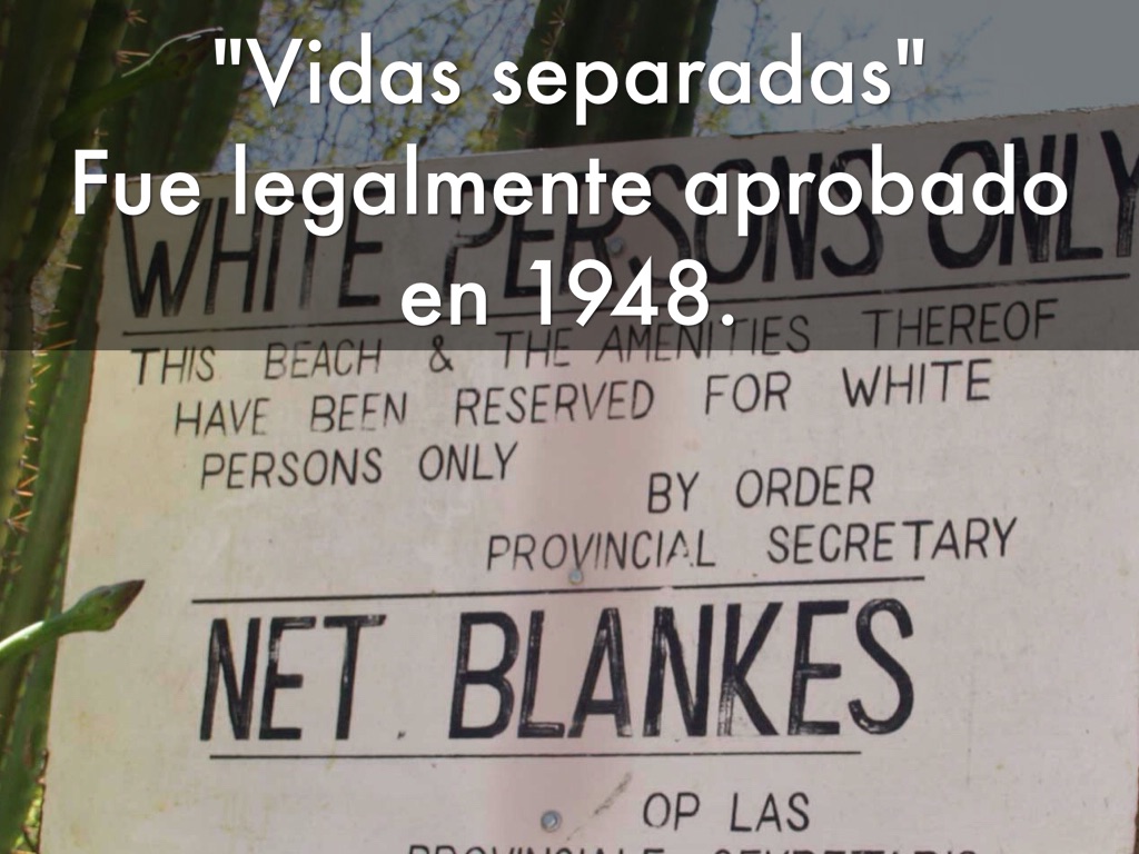 Apartheid en Sudáfrica by Yaneth Mora