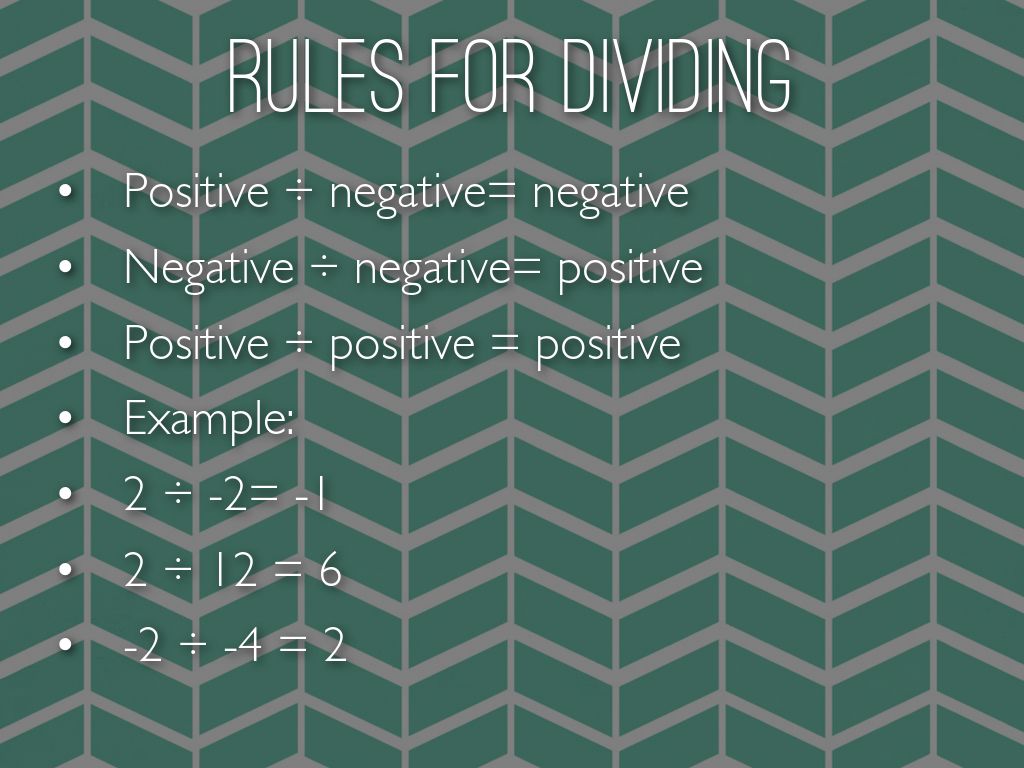 Understand And Learn The Rules Of Positive And Negative