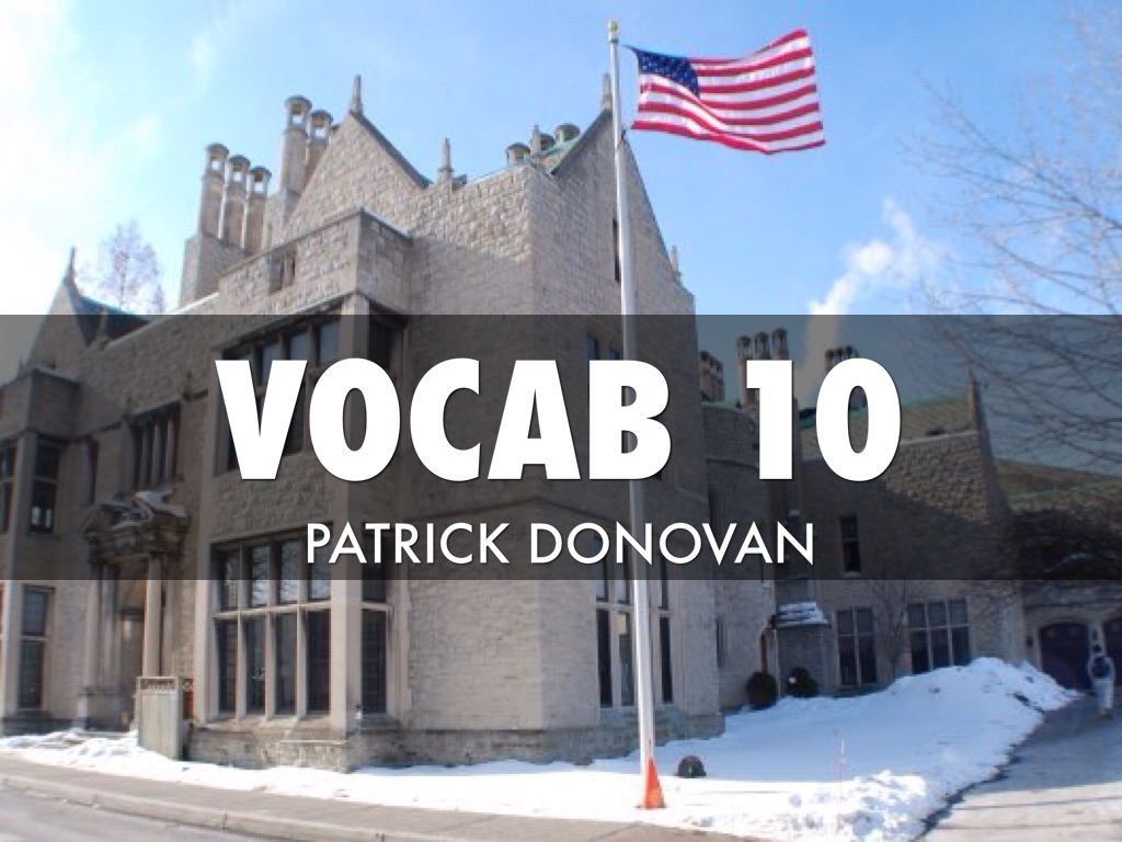 Vocab Unit 10 by P D