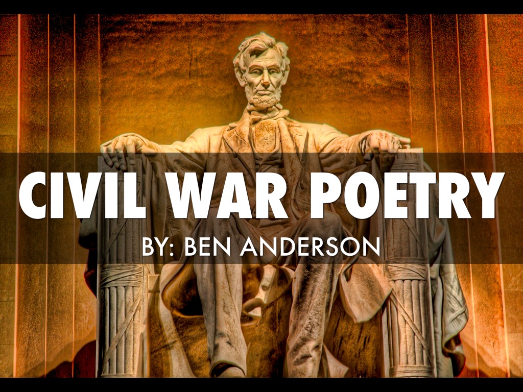 Civil War Poetry by Ben Anderson