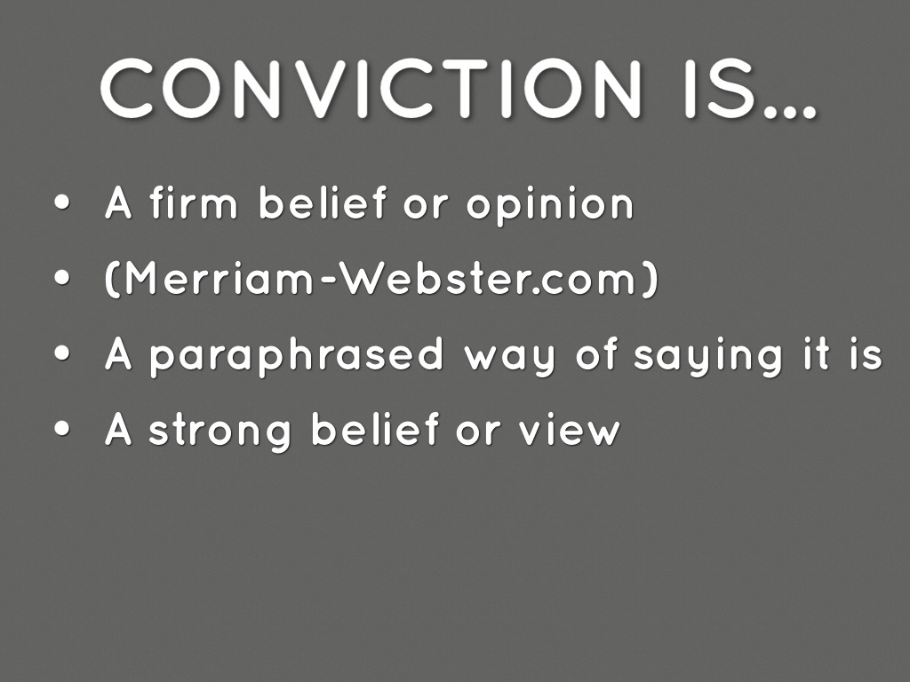 What Is Conviction Value Rumah Kun