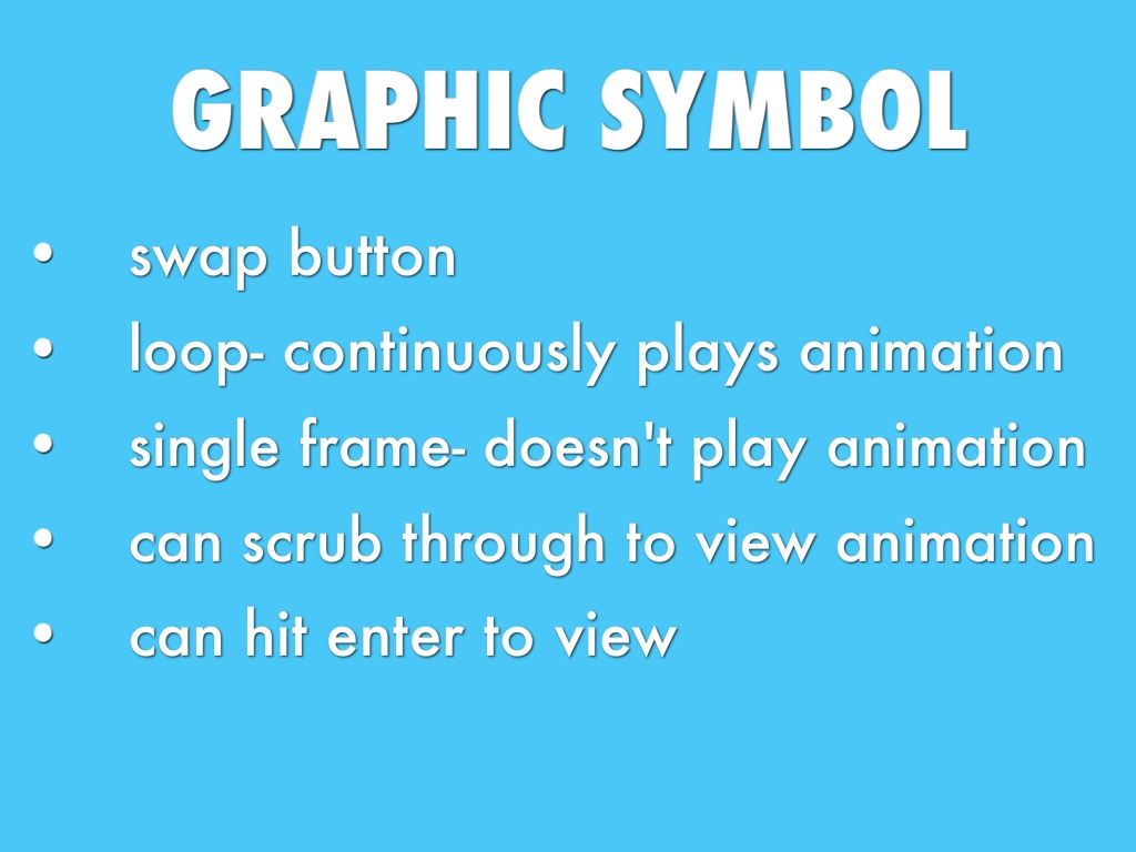 Movie Clip Vs. Graphic Symbol by ker4601