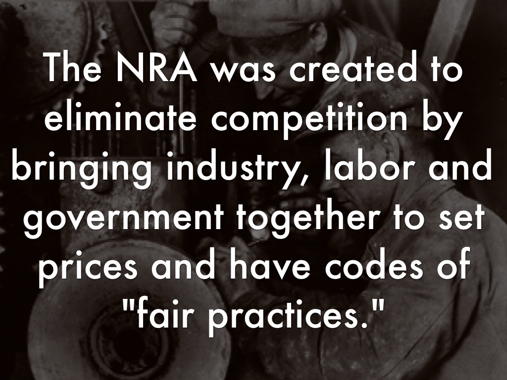 National Recovery Administration by Katie Keller