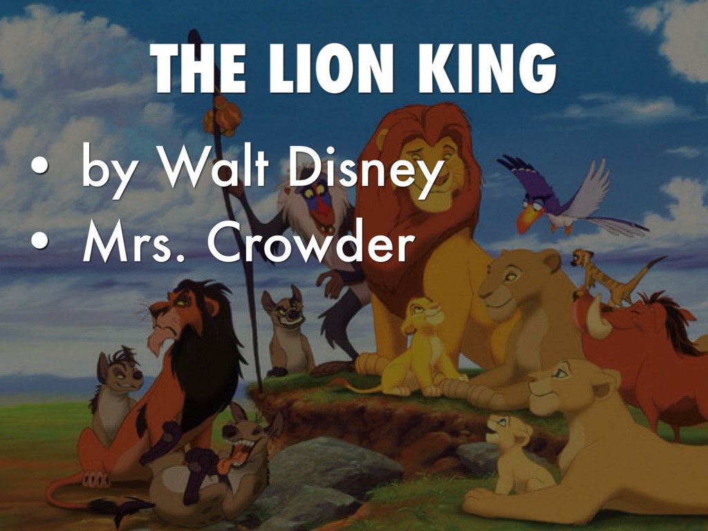 The Lion King by Mary Anne Crowder