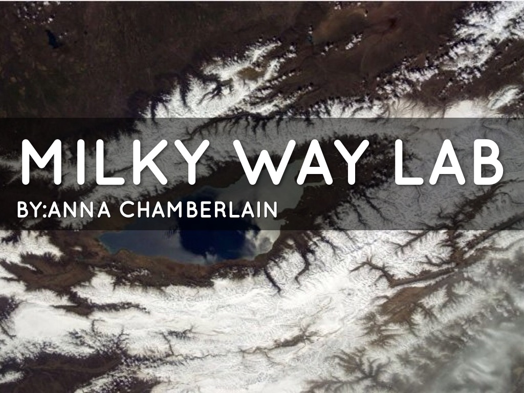 Milky Way Plate Tectonics By: Anna Chamberlain by Anna