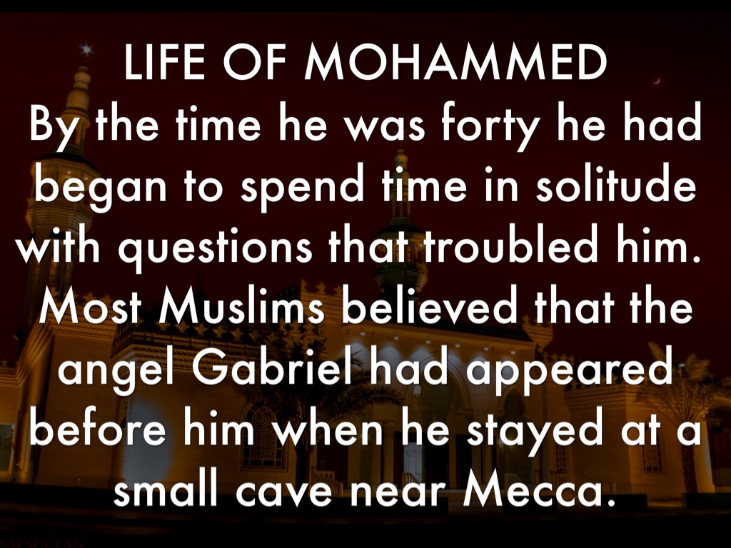 Copy of Mohammed and the Development of Islam by