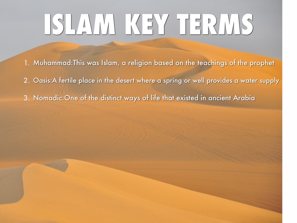Islam Key Terms by John Neri