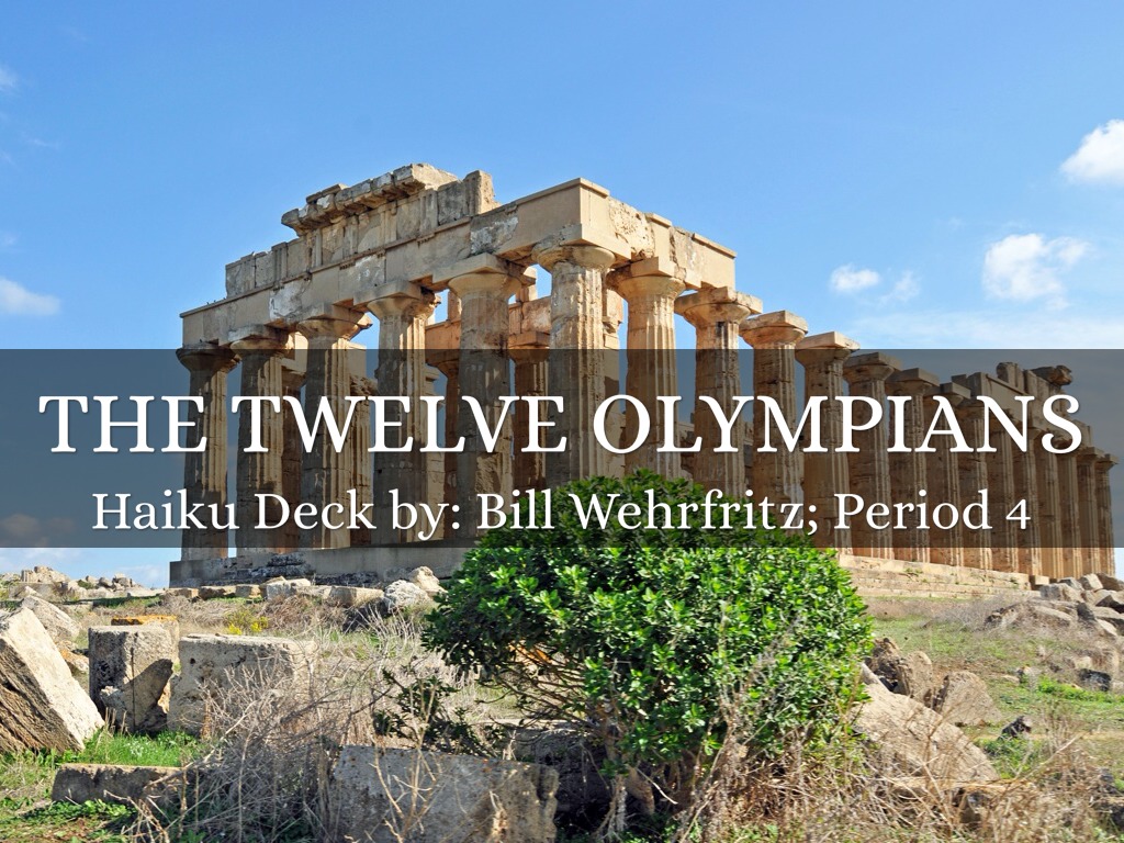 The Twelve Olympians by Bill Wehrfritz