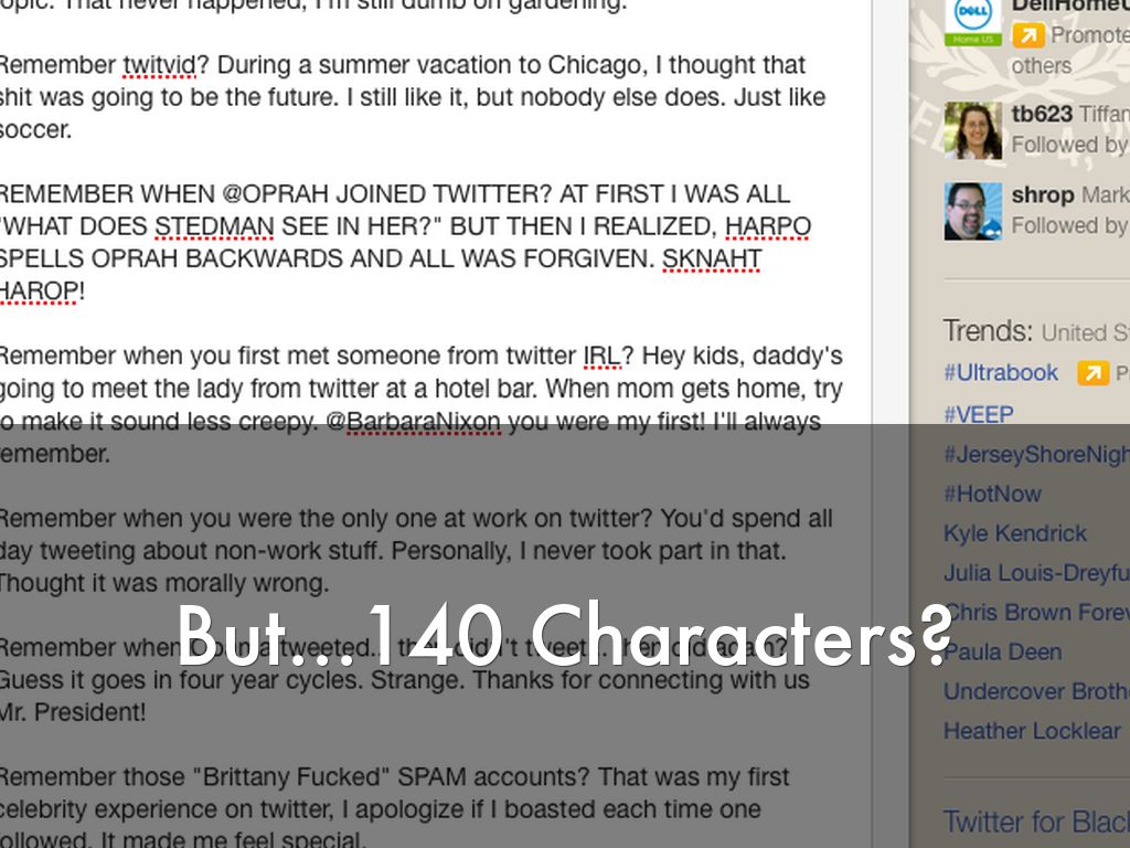 TWITTER by John Beynon