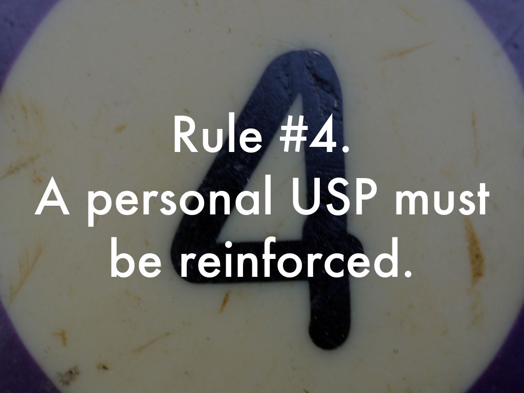 The importance of a Personal Unique Selling Proposition