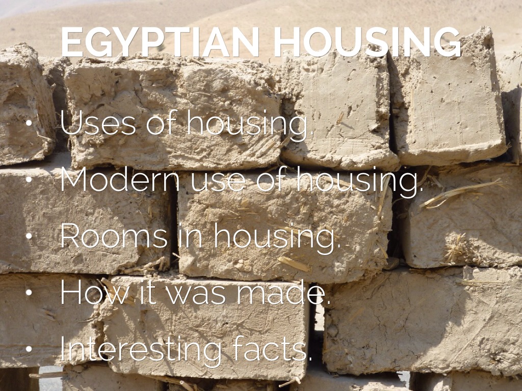 Egyption Housing by Dylan Schaufele