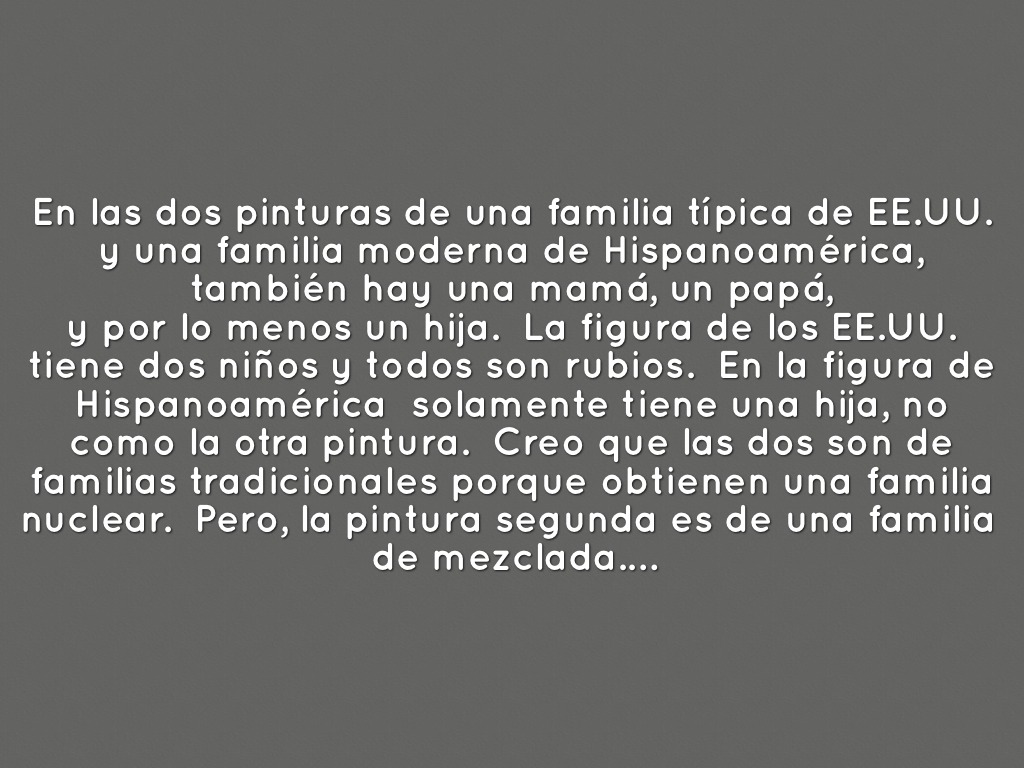 La Familia Hispanoamericana by Sofia Montenegro