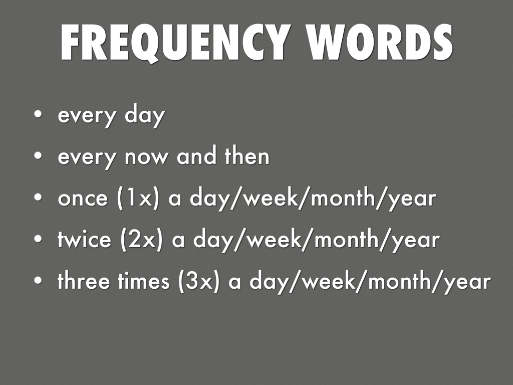 FREQUENCY WORDS by Livia Suguihara