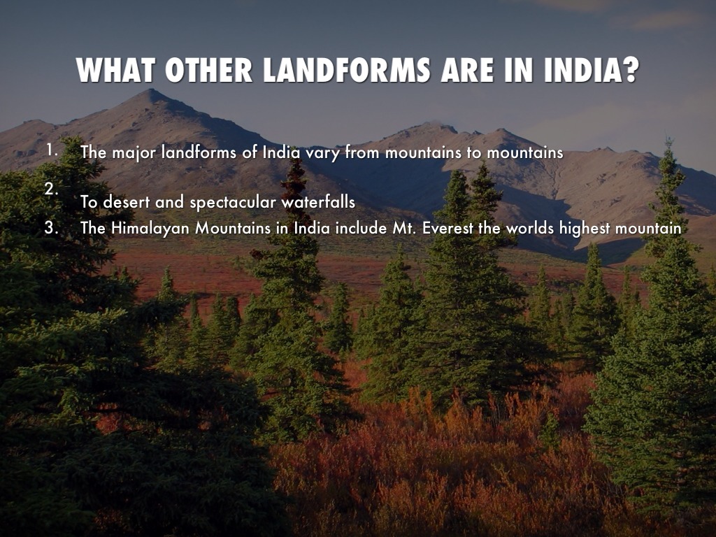 Geography In India By Samantha, Jesus, Kendrick, Kris