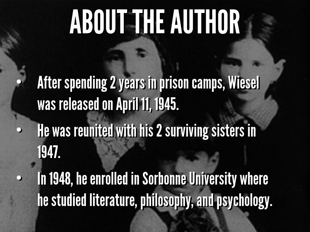 Introduction to Night by jprothro