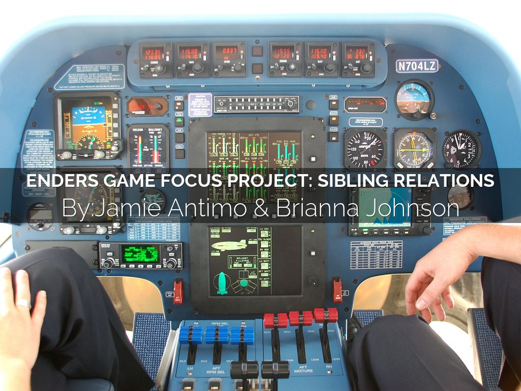 Enders game focus project: sibling relations by j.