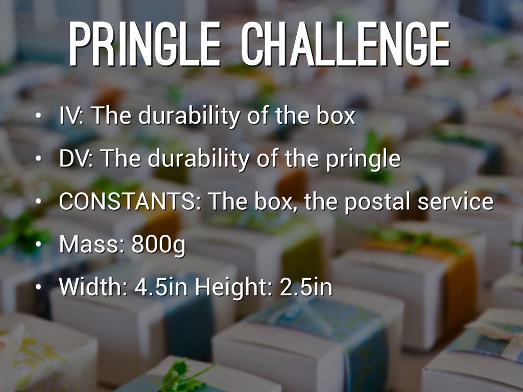 Pringles Challenge by Arianne Decuir