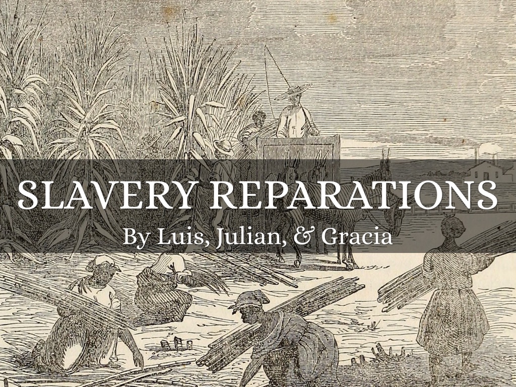 Slavery Reparations by Luis Toj