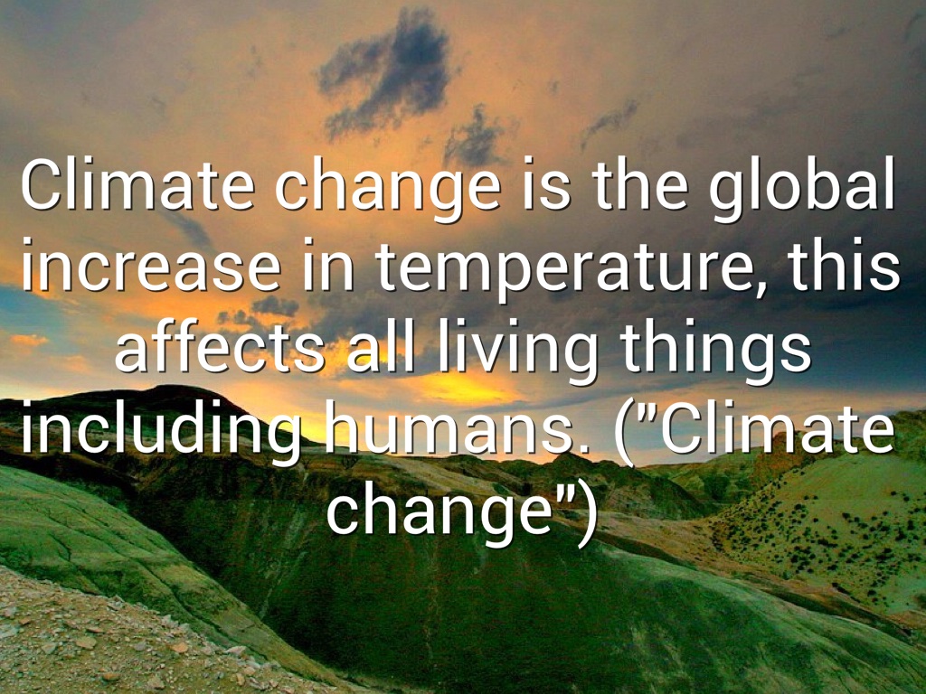 Climate Change by Jacob A