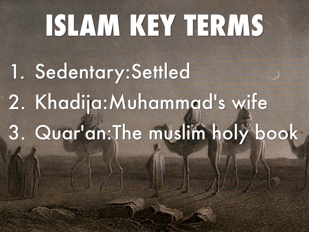 Islam Key Terms by John Neri