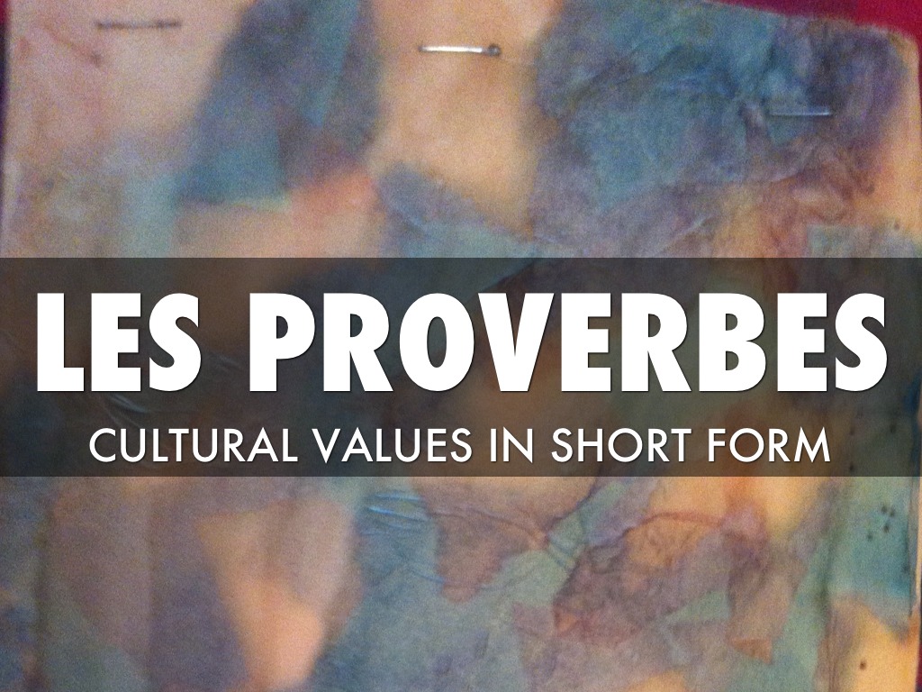 Proverbs by Melanie Barker