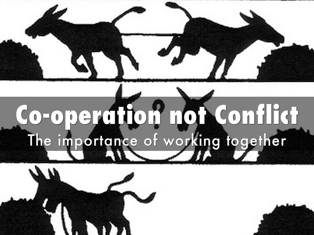 Co-operation not Conflict by amy.bo
