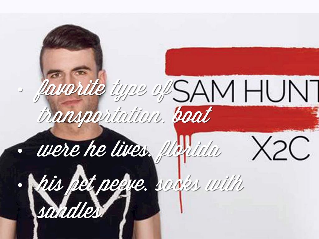SAM HUNT by Katelynn Gowan