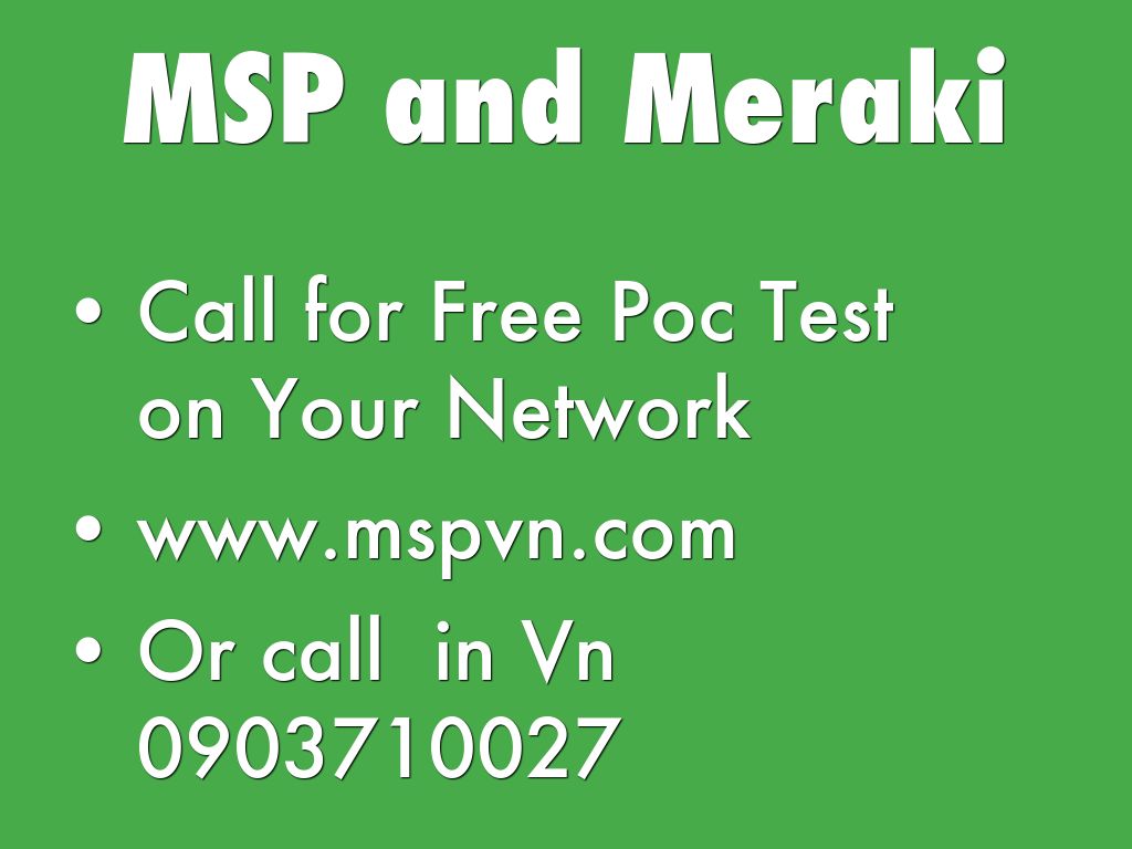 MERAKI SECURITY DEVICE by Richard Warren