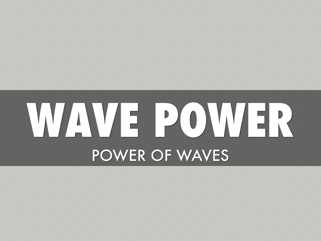 Wave Power by 17meiernat