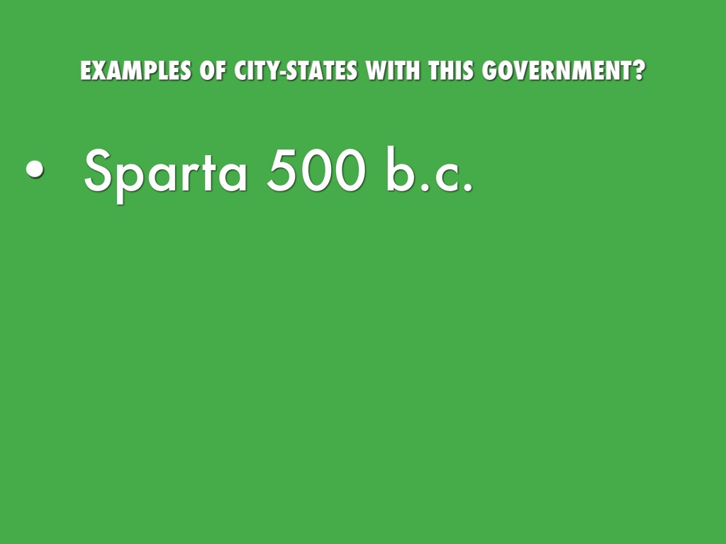 Government In The City States by Gordon Whalen