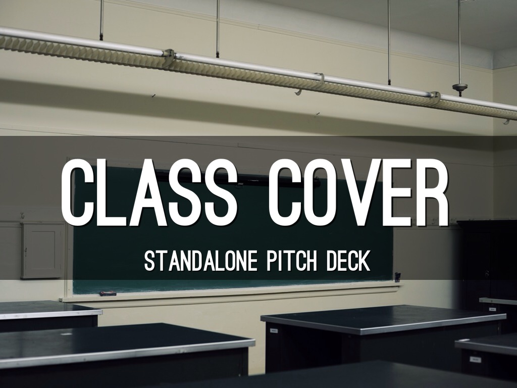 Standalone Pitch Deck Class Cover by Matt Harris