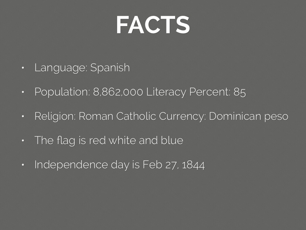 Dominican Republic Language Percentage