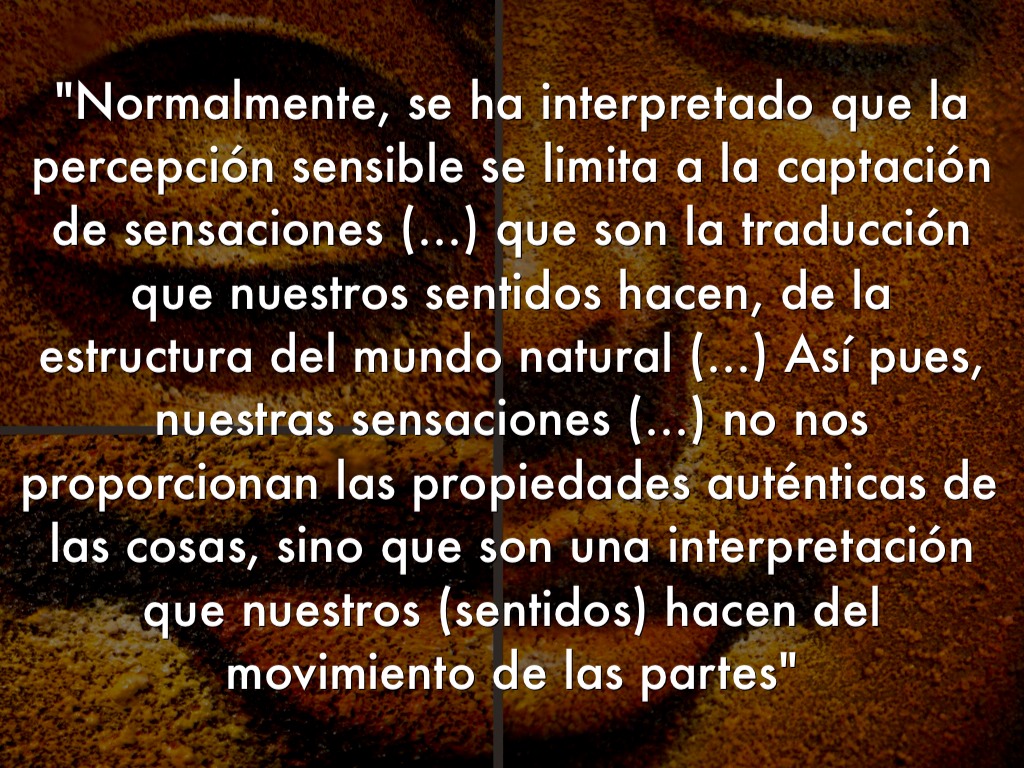 La percepción según la teoría de Descartes by