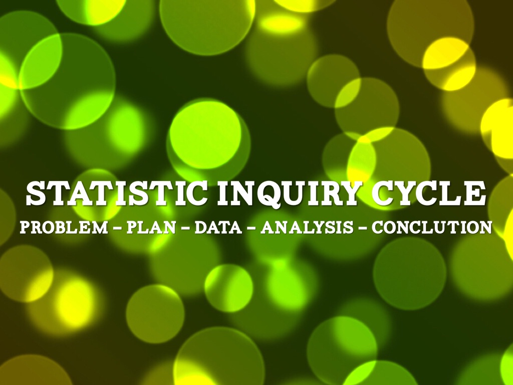 Statistical Inquiry Cycle by Anishka Singh