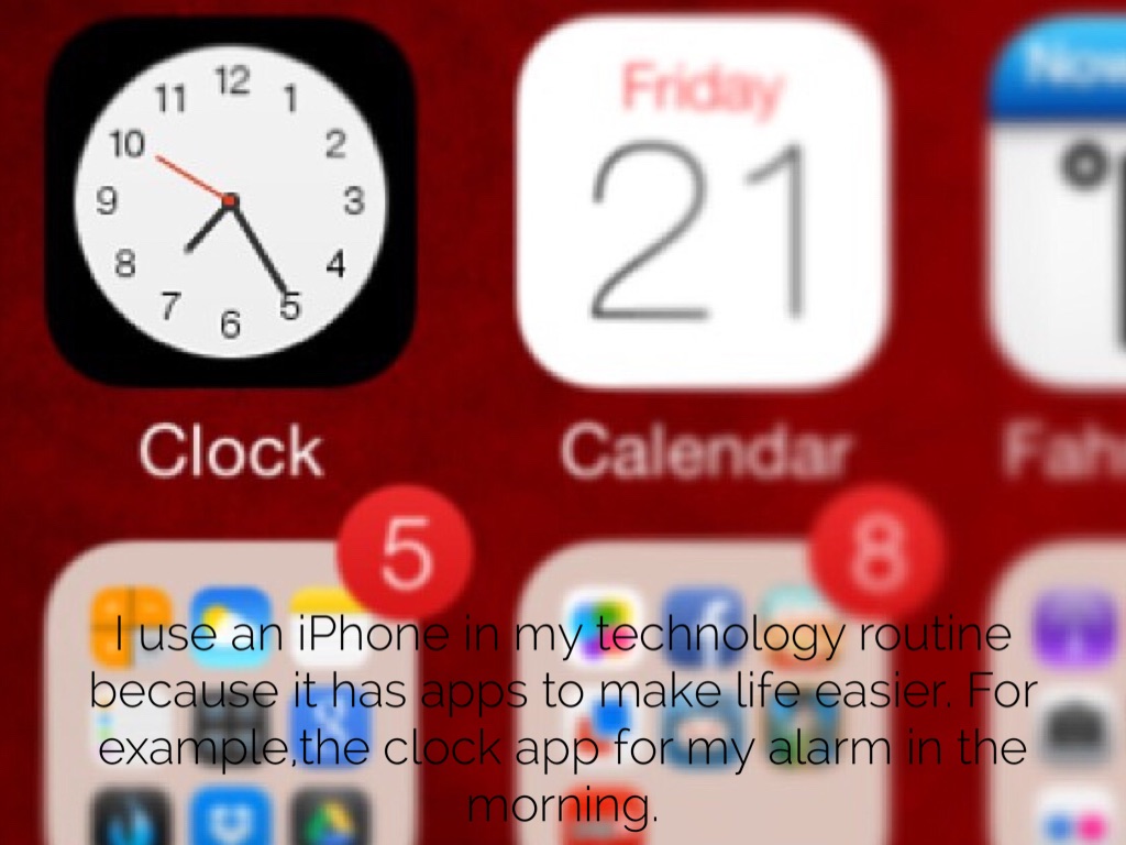 Technology Routine by Anna Stenerson