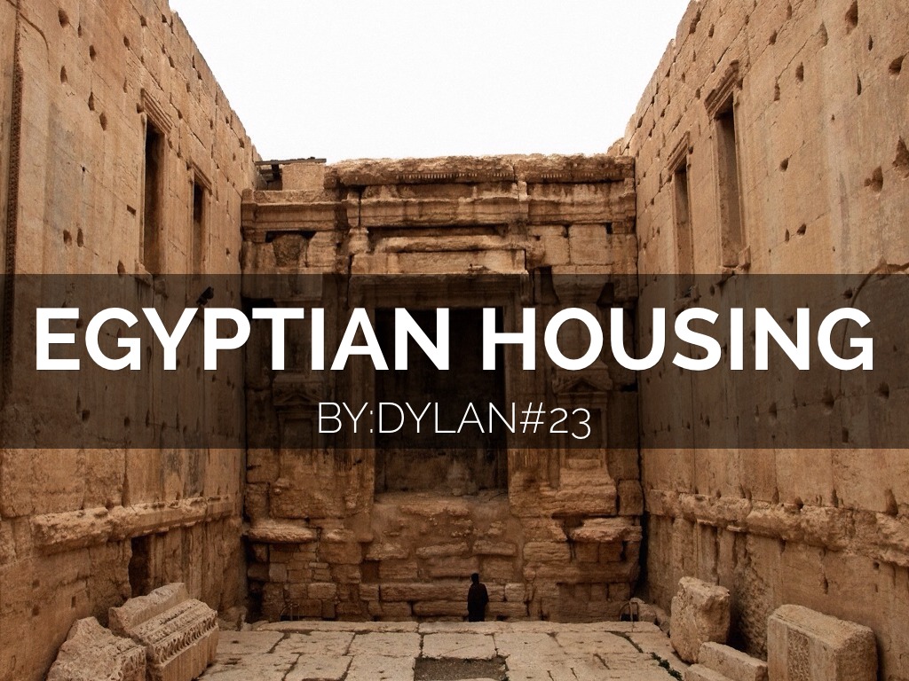 Egyption Housing by Dylan Schaufele