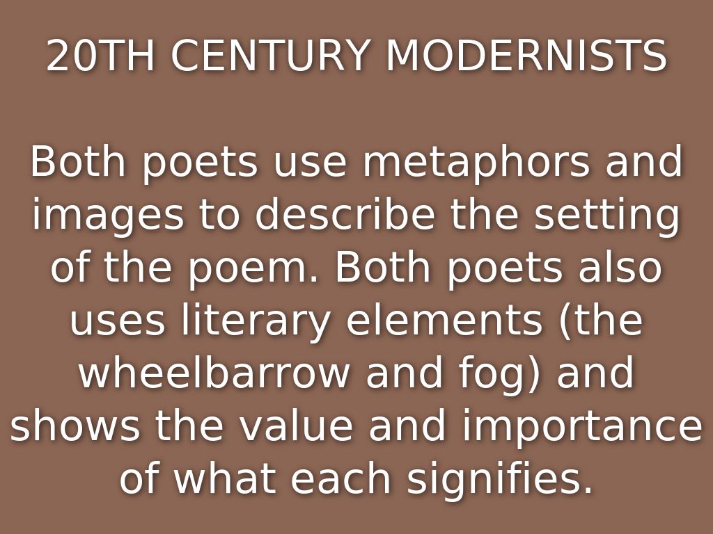 05.05 Analyzing 20th Century Poetry by jasmine.mongeon