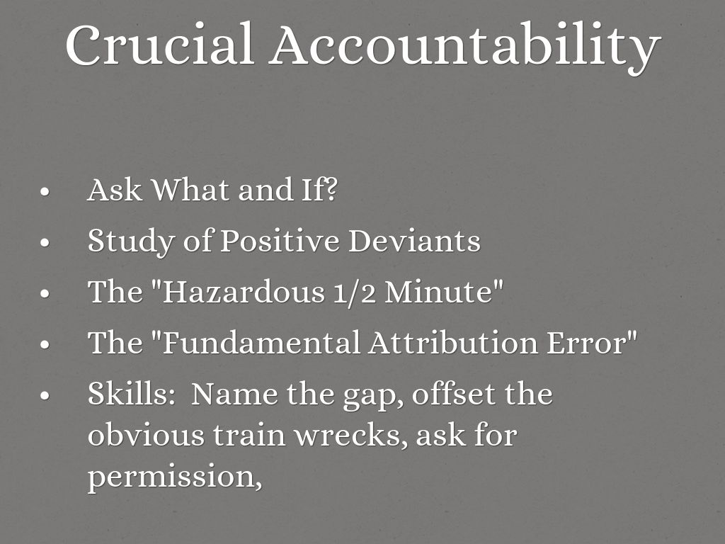 Crucial Accountability by Ryan Burke