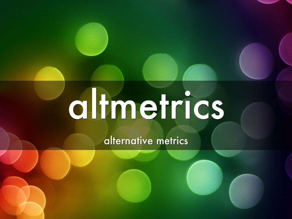 altmetrics by T B