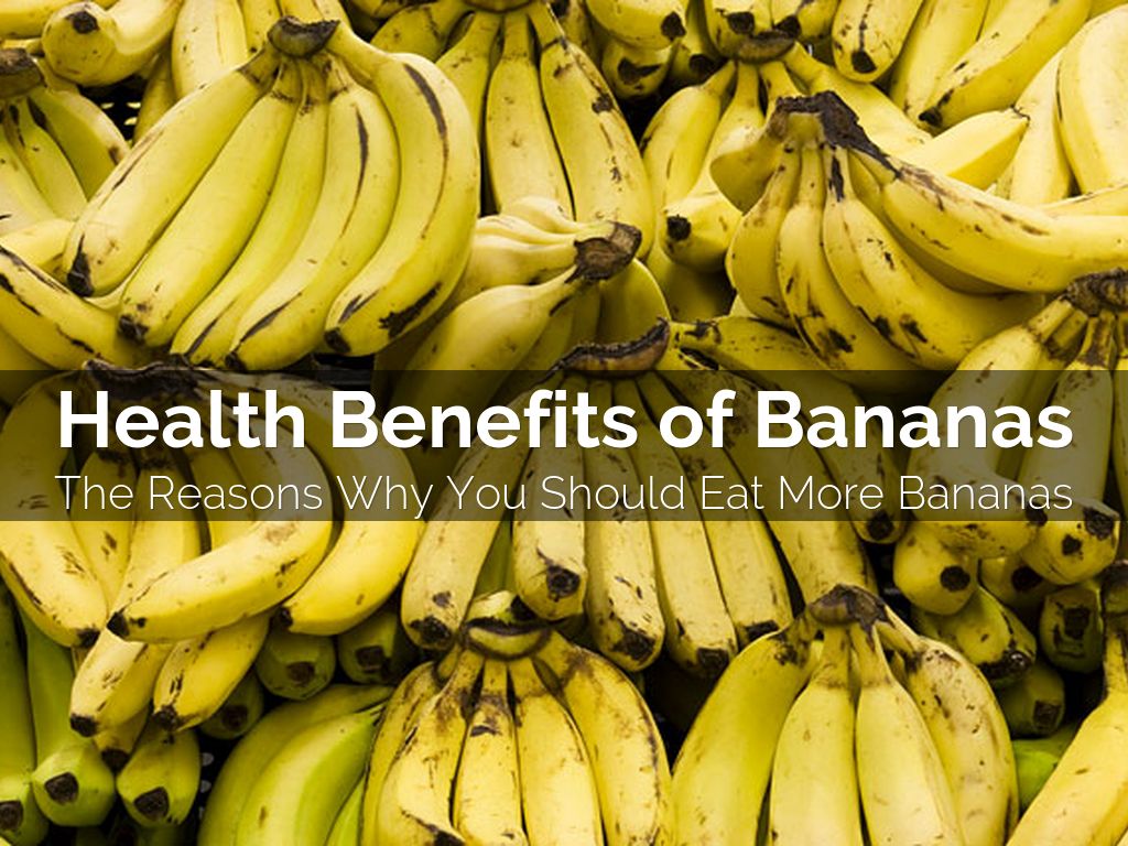 Health Benefits of Bananas by Jeremiah Say