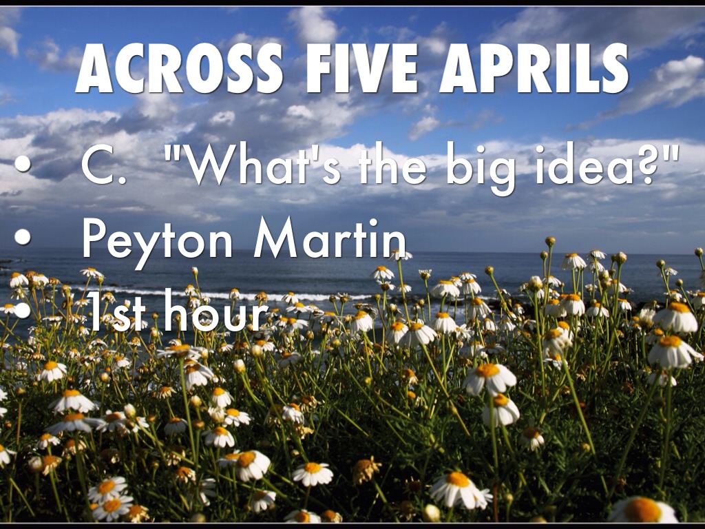 Across Five Aprils by Peyton Martin