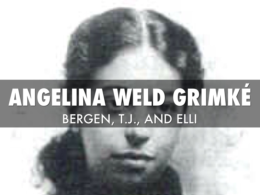 Angelina Weld Grimké by Bergen Christoffer