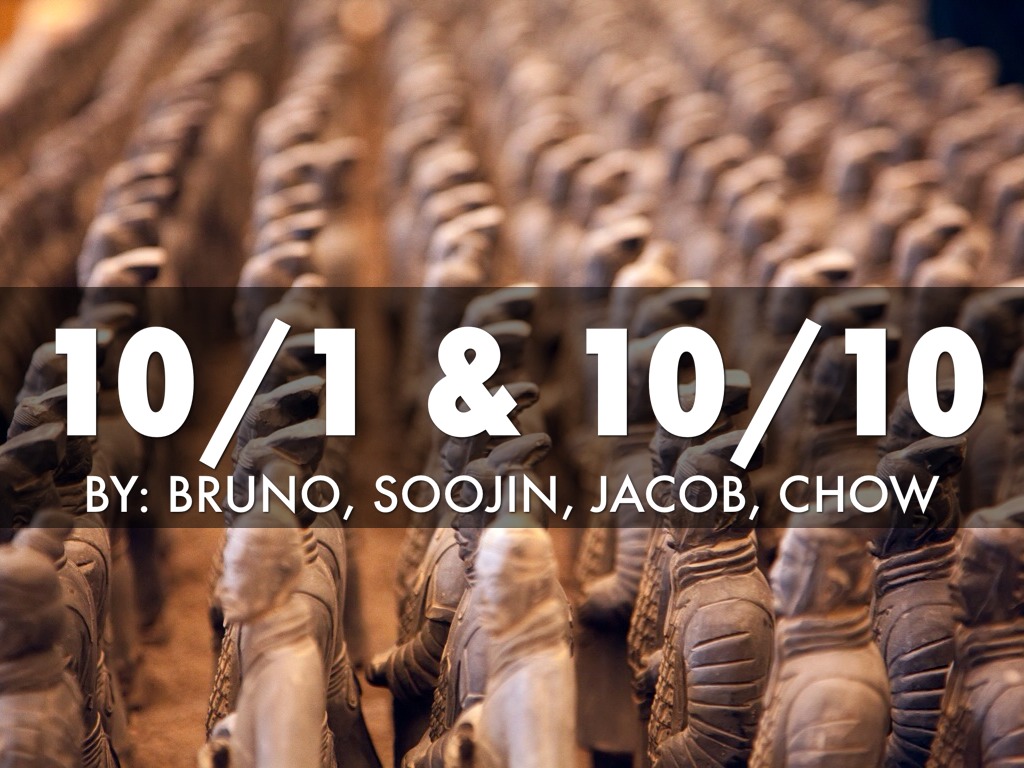 10/1 & 10/10 by Joshua Chow